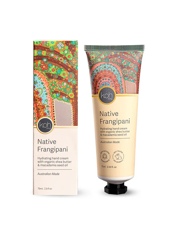 Koh Living Aboriginal Native Frangipani Hand Cream 75ml — Phoenix Beauty