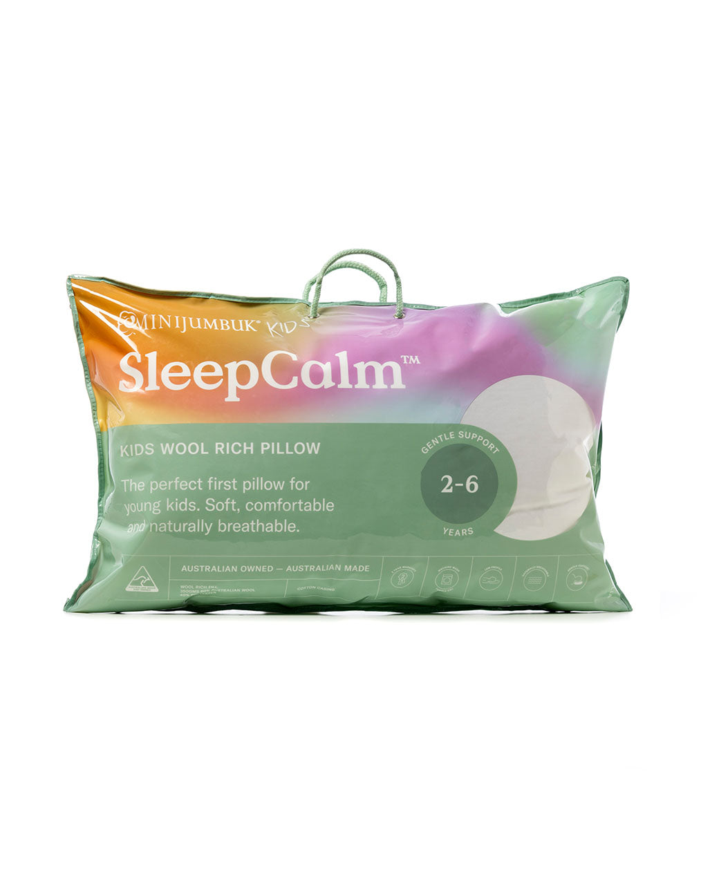 MiniJumbuk SleepCalm™ Kids Wool Rich Pillow (2-6 Years) — Phoenix Beauty