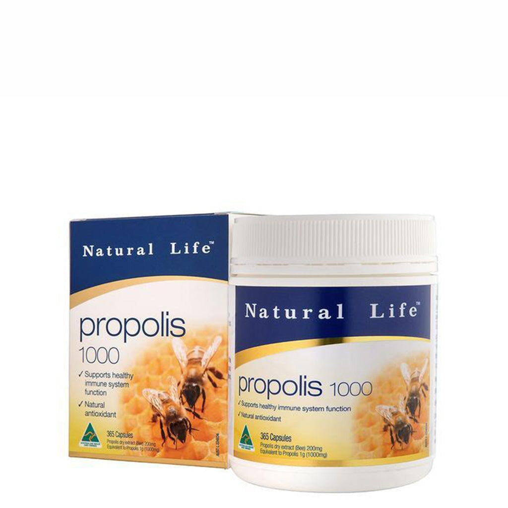 Natural Life Propolis 1000mg 365 Capsules — Phoenix Beauty